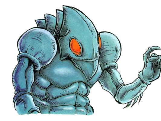 Concept artwork - Super Metroid (Metroid Recon)